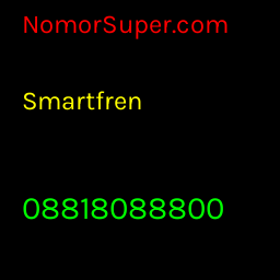 Smartfren Prabayar 0881 808 8800 (Double AA)